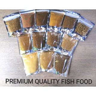 P01 P02 P03 P04 P05 Premium Fish Food 80g to 500g | Shopee Philippines