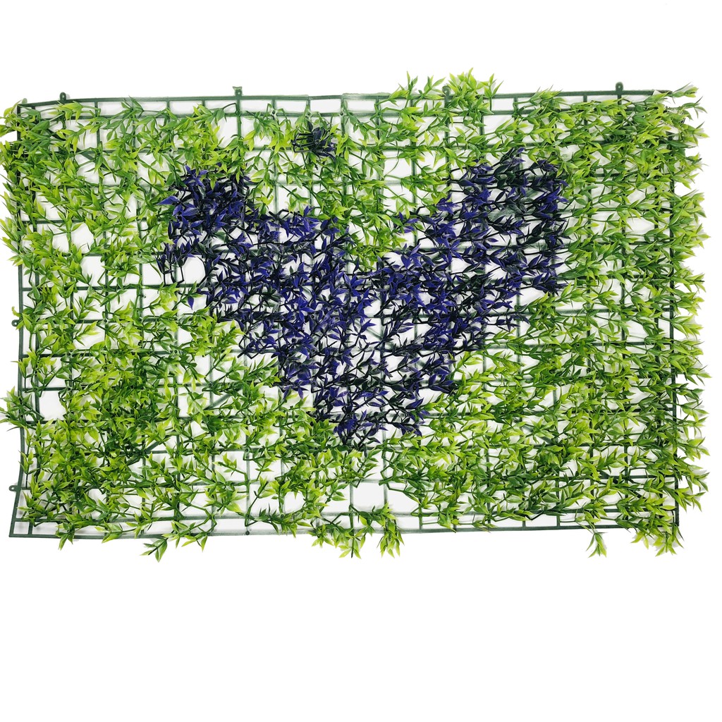 OLS Artificial Green Grass Lawn Rectangle Wall Decoration (40×60cm/16× ...