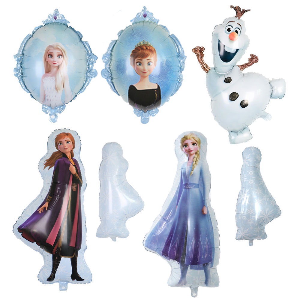 Frozen Princess Anna Elsa Foil Balloon Baby Girls Birthday Decoration ...