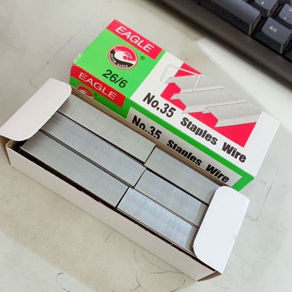 stapler wire （NO.35)=(26/6)★COD！Stapler Wire Size:35 (New Packaging) 5. ...