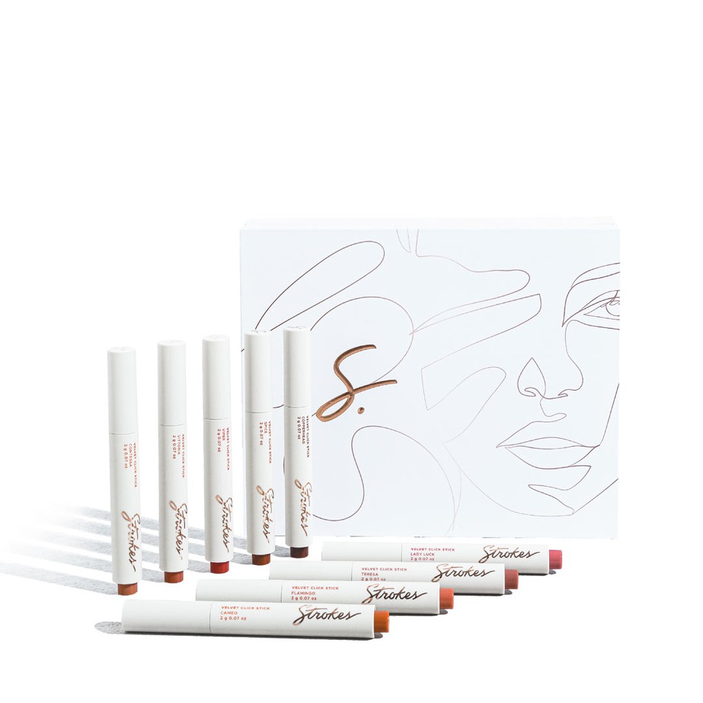 Strokes Premium Velvet Click Stick Bundle | Shopee Philippines