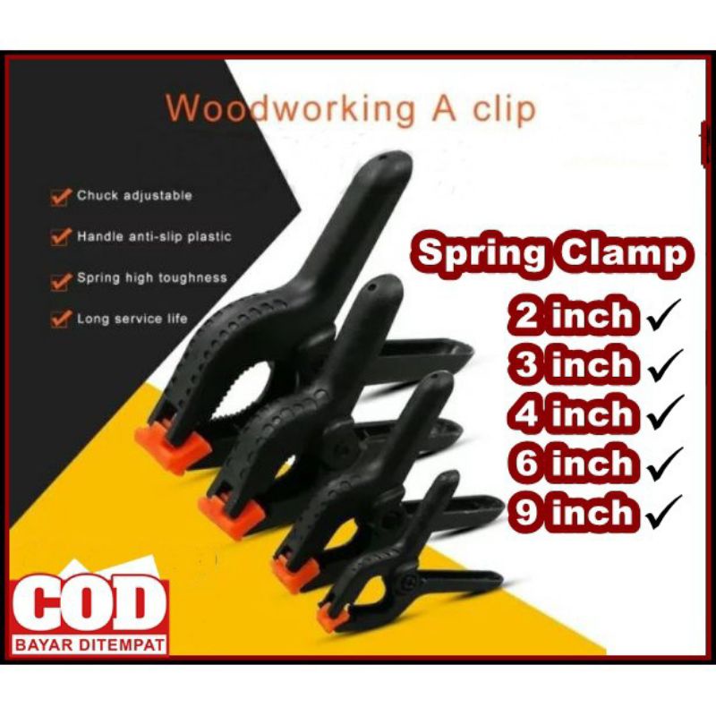 KAYU Spiring Clamp Nylon Wood Clamp 2"3"4"6"9 Inch Clamp Clip Multiplex ...