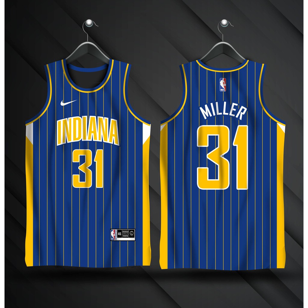 Indiana Pacers 2020-21 City Edition Regie #31 Jersey Full Sublimation ...