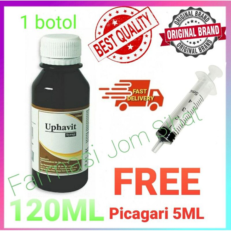 Uphavit Syrup Multivitamin for Children to Increase Appetite 120ML Free ...