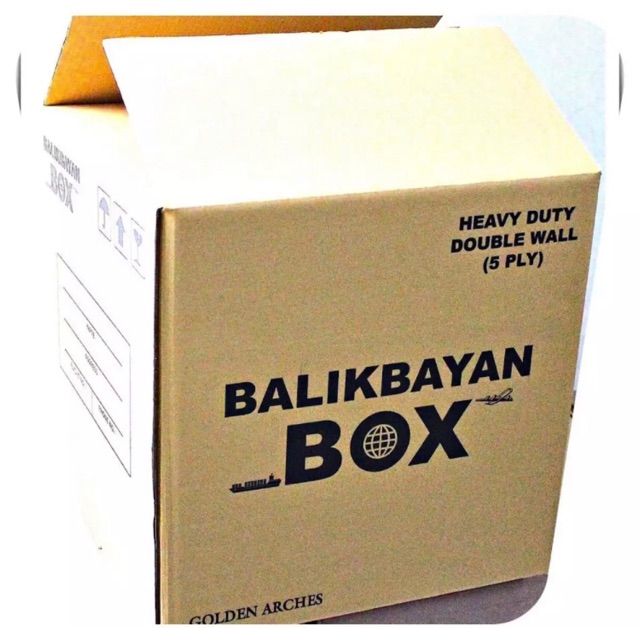 5-PLY Heavy Duty Double Wall Balikbayan Box (20 x 20 x 20 inches ...