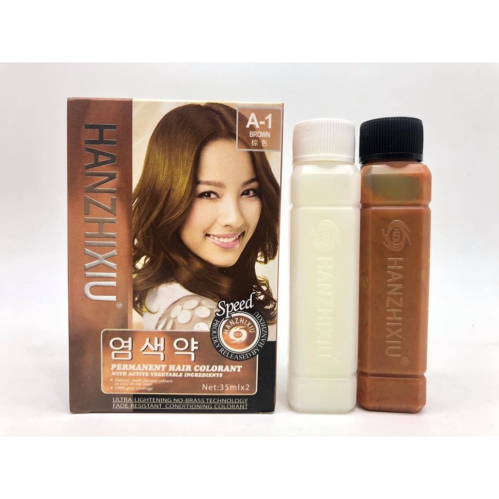 Hanzhixiu Hair Color 30ml Hair Colour Cream (A1-A14) _Warmth_ | Shopee ...