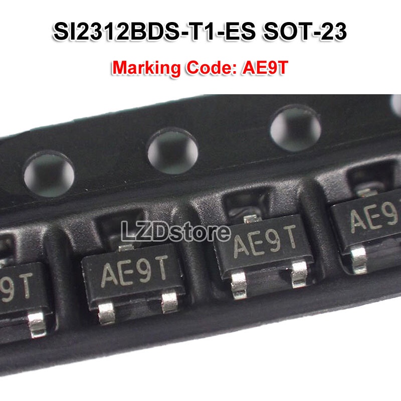 10pcs SI2312BDS-T1-ES SOT-23 SI2312 SI2312BDS SOT23 SOT23-3 N-Channel ...