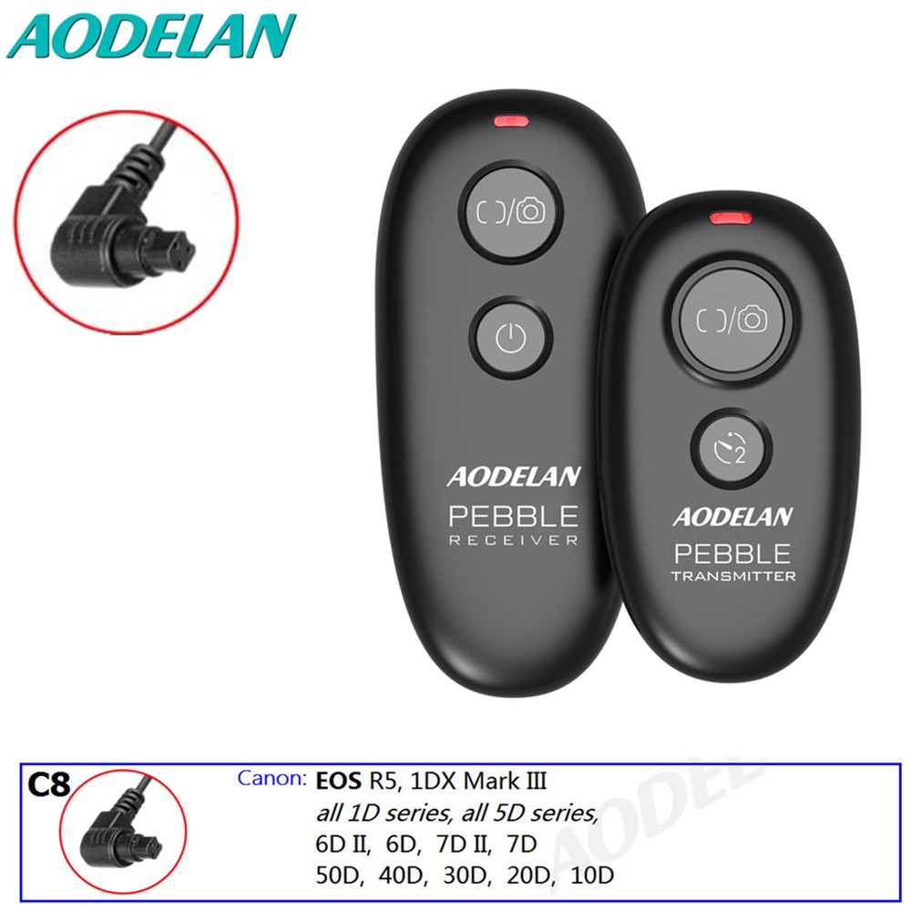 AODELAN Wireless Shutter Release Remote Control Bulb / Continuous / 2S delayed shooting ...