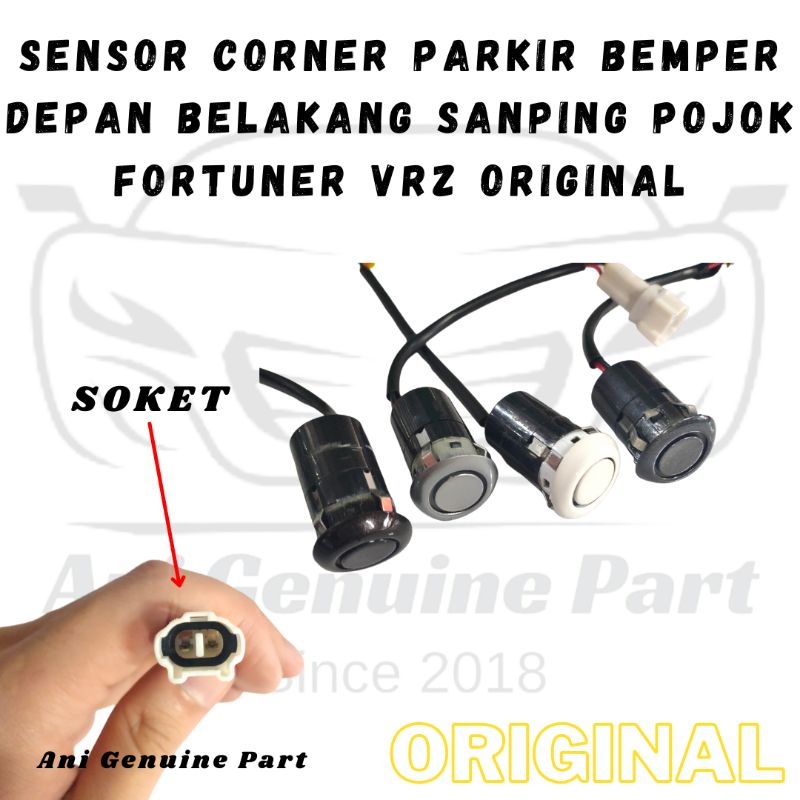 Original Fortuner VRZ Corner Side Front Rear Bumper Parking Corner ...