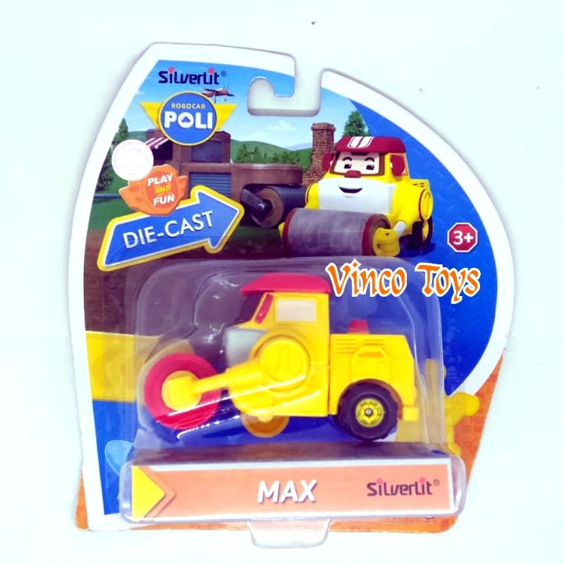 Diecast Robocar Poli Original Silverlit Musty Mini Benny Rody School B ...