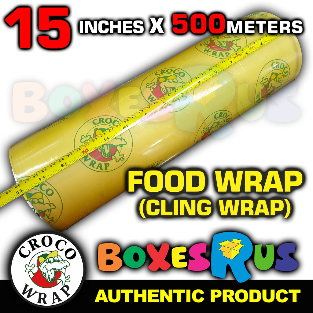 Food Wrap / Cling Wrap Authentic CROCO 18 or 15 inches x 500 meters ...