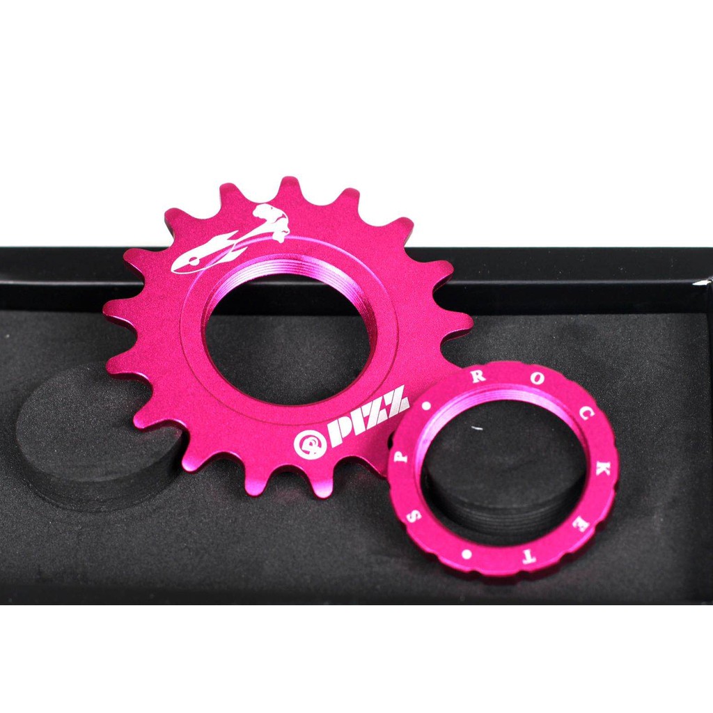 Pizz Cog and Lock Ring Pink for Fixed Gear Bikes | Shopee Philippines