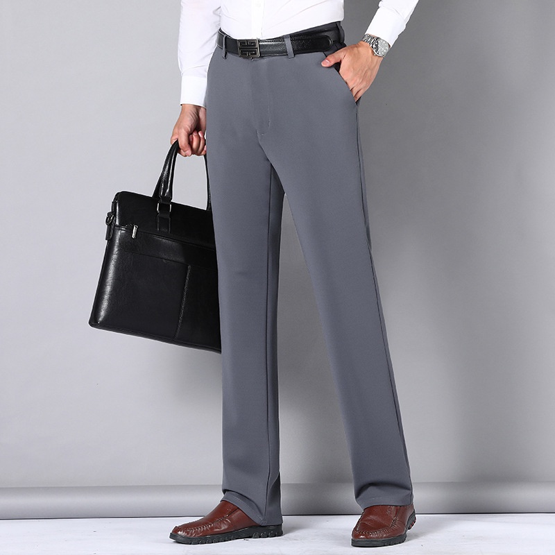 【Local Delivery】Men's CEO Formal Business Pants Straight Cut Plus Size ...