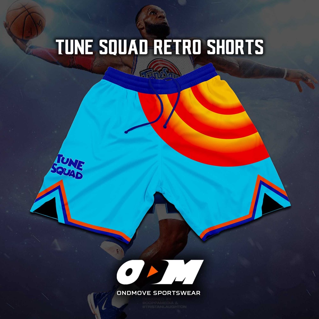 Tune Squad Short for Men TuneSquad SpaceJam 2.0 Retro Shorts Drifit ...