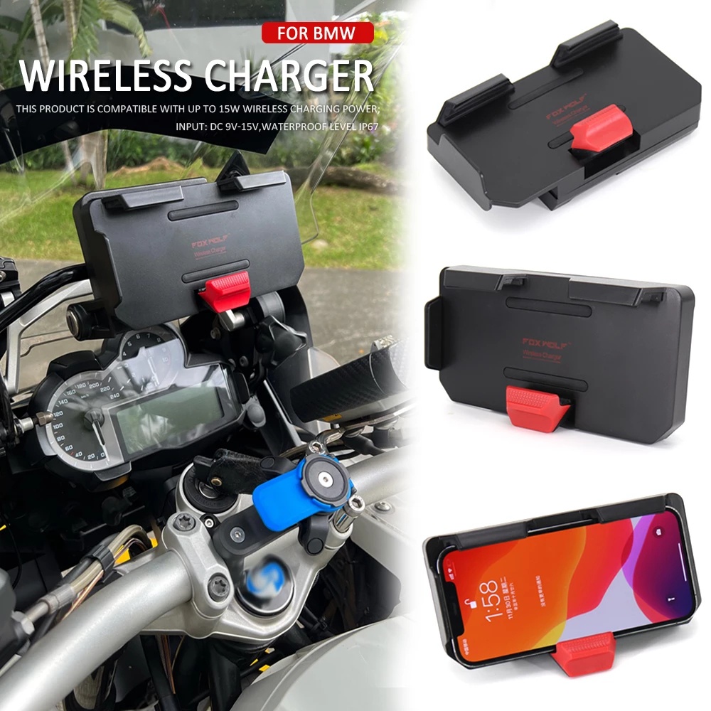 Phone Holder Navigation Bracket Moto Wireless Charging Charger GPS For ...