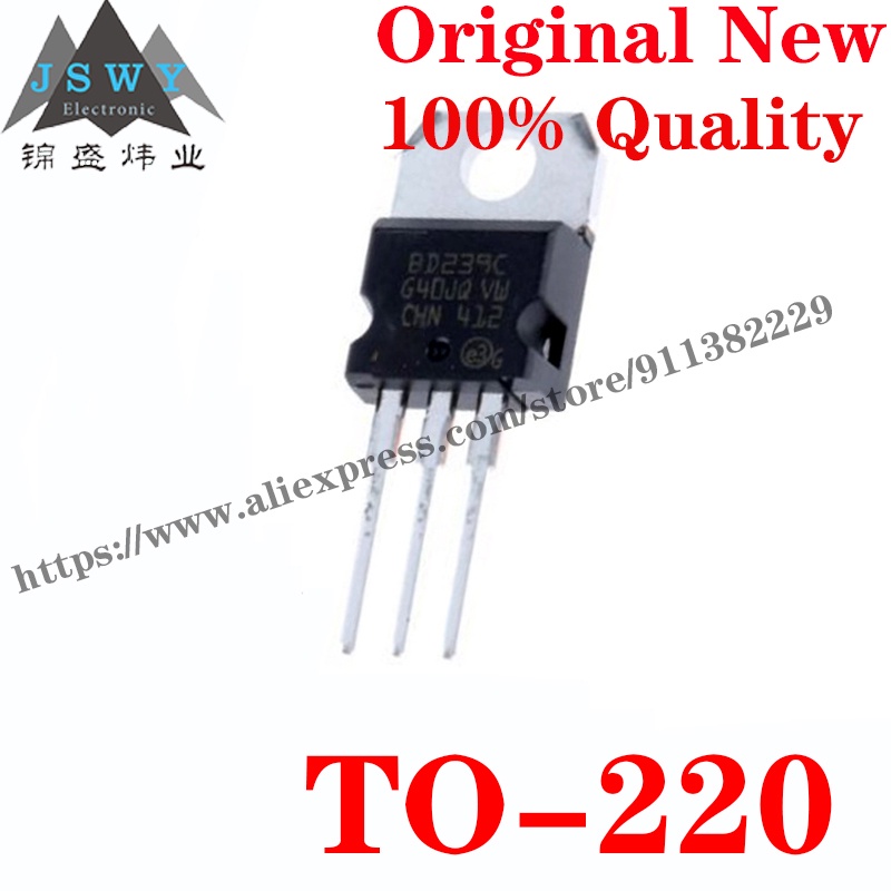 BD239C Discrete Semiconductor Transistor-Bipolar Junction Transistor BJT IC Chip Use for the DIY ...