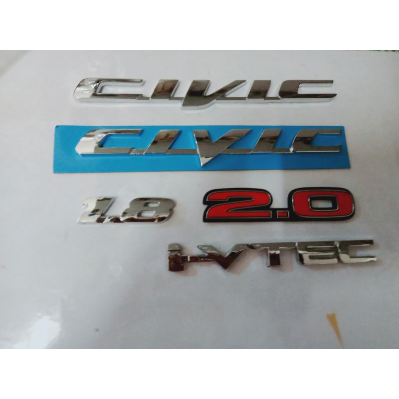 Honda Civic Fd 2.0 1.8 civic fb ivtec emblem logo | Shopee Philippines