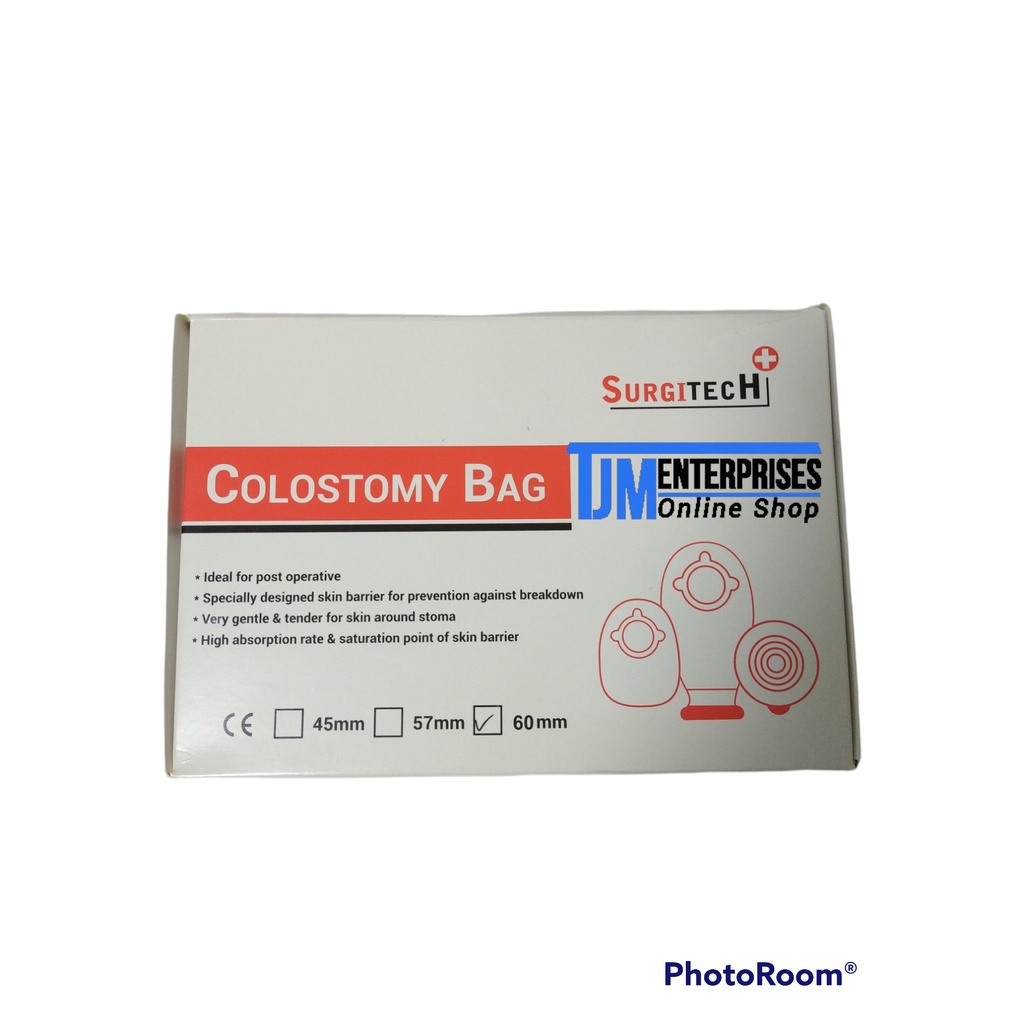Colostomy Bag &wafer SURGITECH ( 1box of 10 sets) | Shopee Philippines