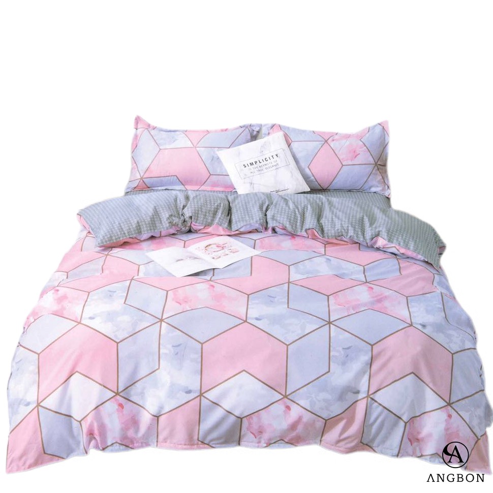 Angbon 3 In 1 Queen Size Bedsheet Set Elegant Design 60"*75"+7.8 ...