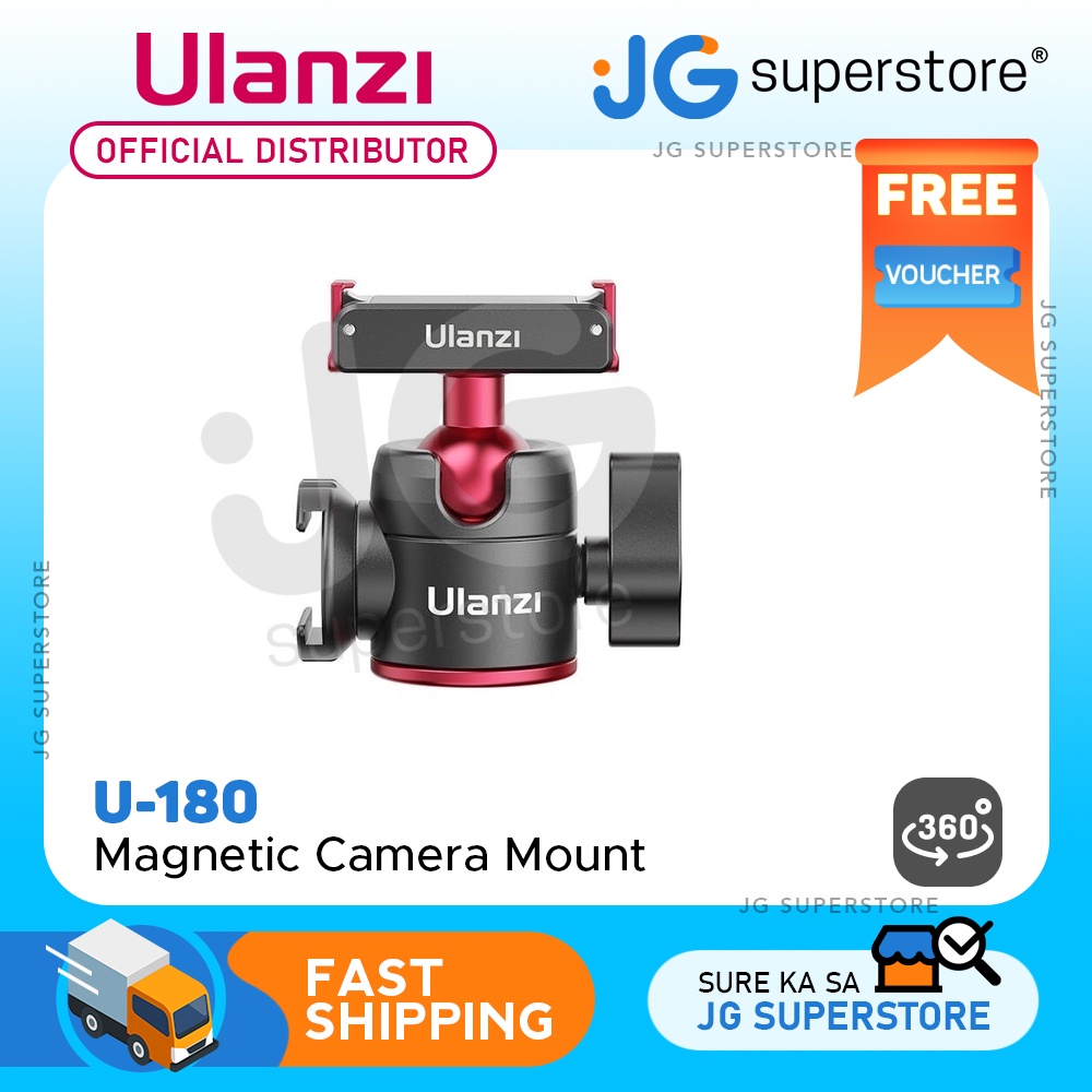 Ulanzi U-180 Magnetic Quick Release Ball Head for DJI Osmo Action 2 ...