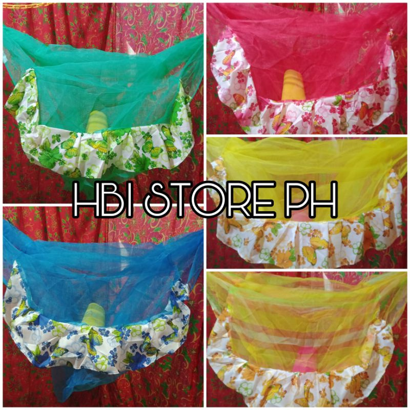 Duyan for Baby with Ruffles na Tela But NO ZIPPER (Mosquito Net 0-2 ...