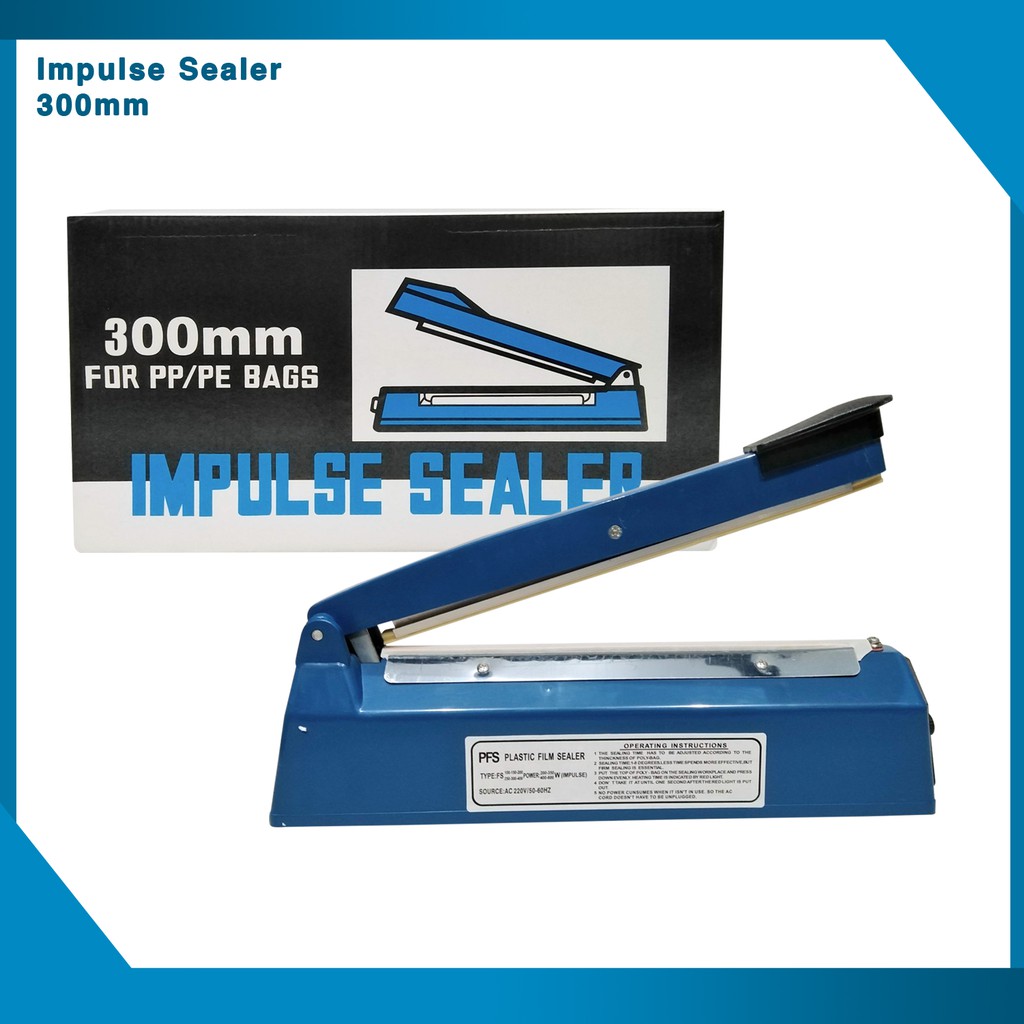 FS-300 Impulse Sealer 300mm 12-inch | Shopee Philippines