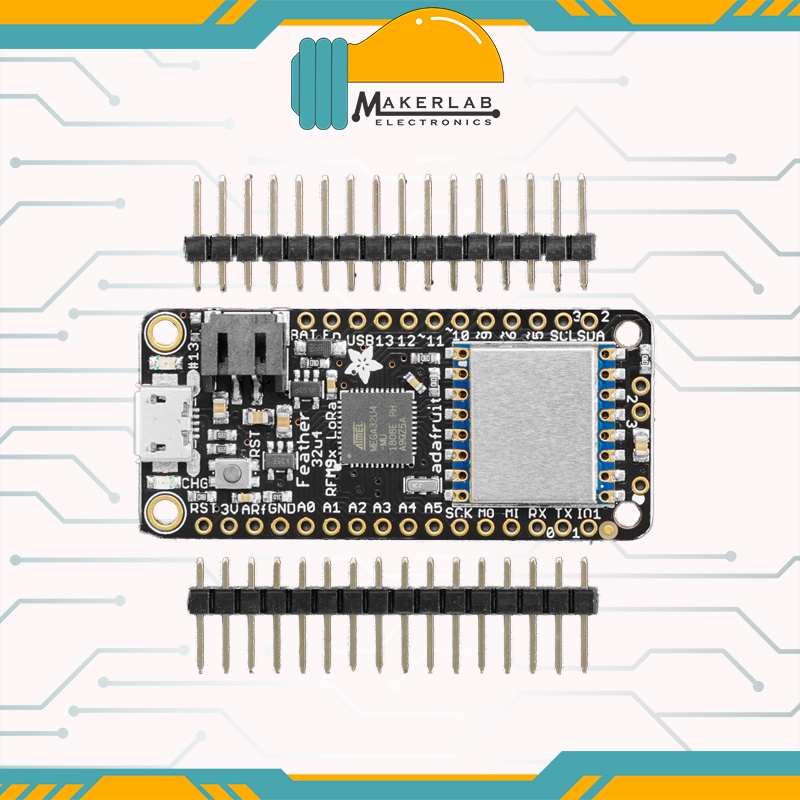 Adafruit Feather 32u4 RFM96 LoRa Radio - 433MHz | Shopee Philippines