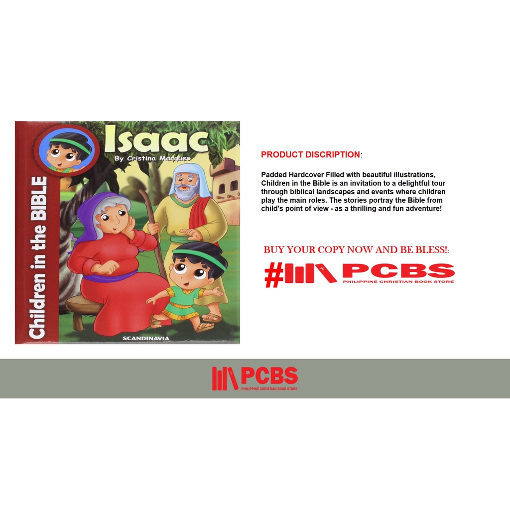 PCBS ISAAC CHILDREN STUDY BIBLE | Shopee Philippines