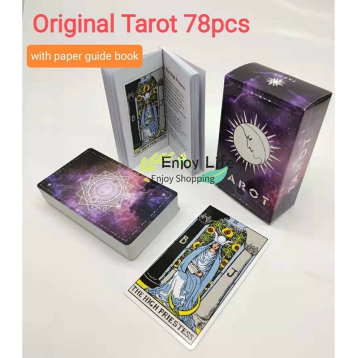 Divination Purple Star Tarot Card Portable Tarot Card Set Original ...