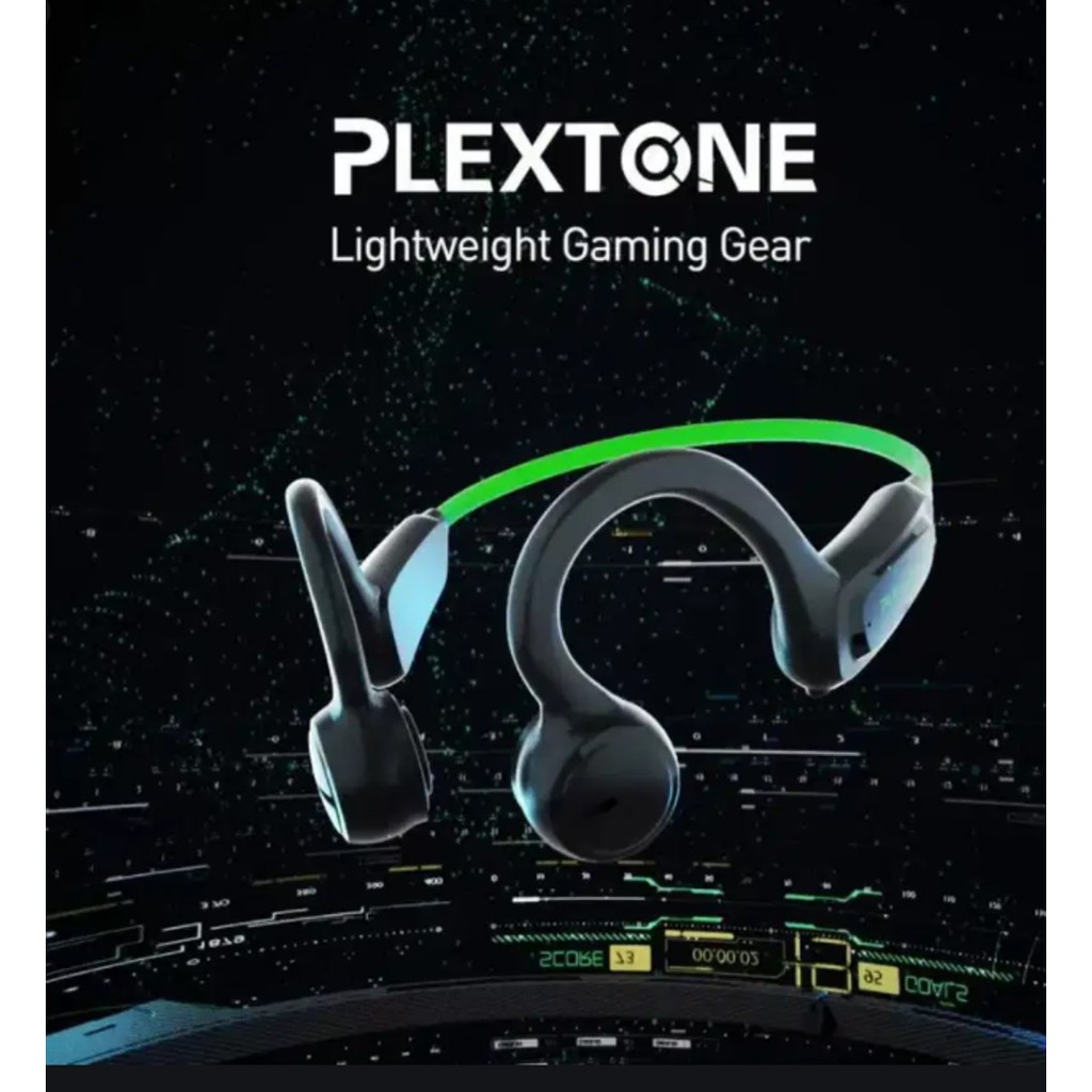 PLEXTONE Boost 1 Bone Conduction Low Latency Wireless Gaming Earphones ...