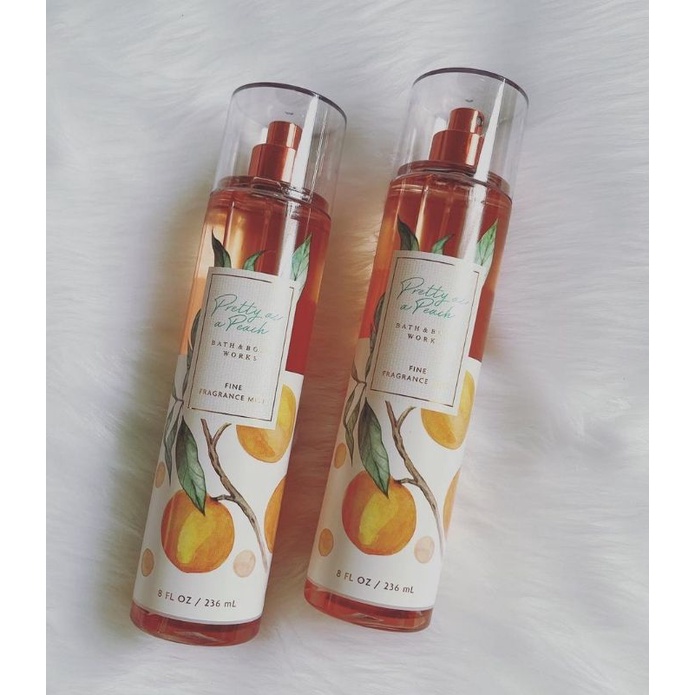 Bath & Body Works Pretty as a Peach Mist (Latest Packaging) | Shopee ...