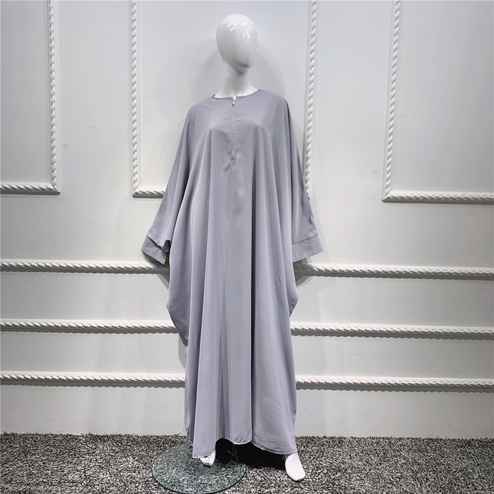15 Colors Muslim Baju Kelawar Women Prayer Dress Batwing Islamic Abaya ...