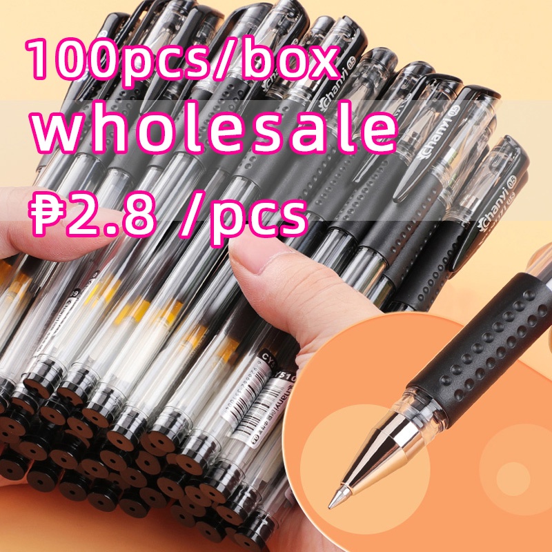 Wholesale 100pcs BallPen set Gel Pen ball pen Black Blue Red Ink 0.5mm ...