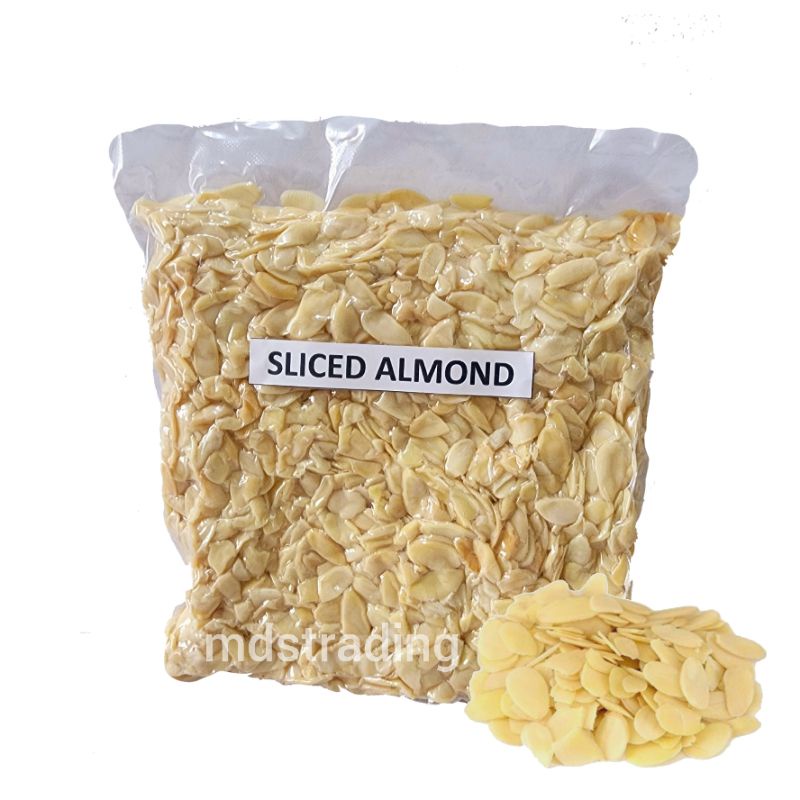 Sliced Almonds Slivered Slice Almond Blanched Nuts Nut Keto | Shopee Philippines