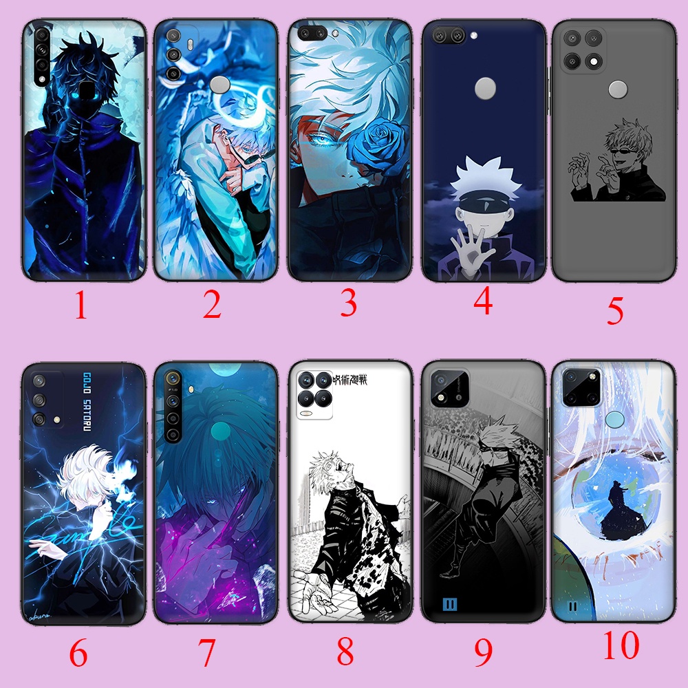 Realme C17 C11 C12 C15 Jujutsu Kaisen Gojo Satoru Anime Cover Soft ...