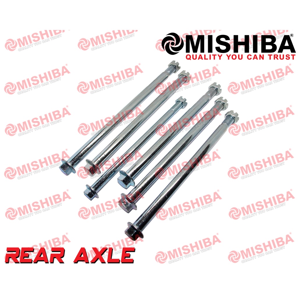Mishiba Rear Axle Original Type For Smash,Lfm,Xrm,Fury,Wave,Shogun,Hd3 ...