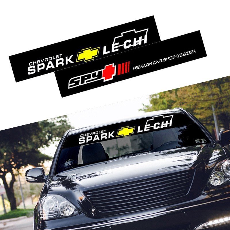 Chevrolet Spark SPY Vinyl Car Front Windshield Sticker Modified ...