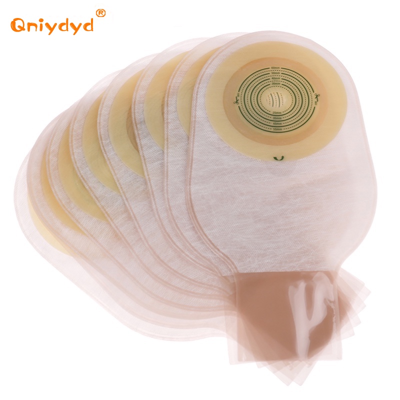 10PCS One-Piece System Colostomy Bags Disposable Ostomy Drainable ...