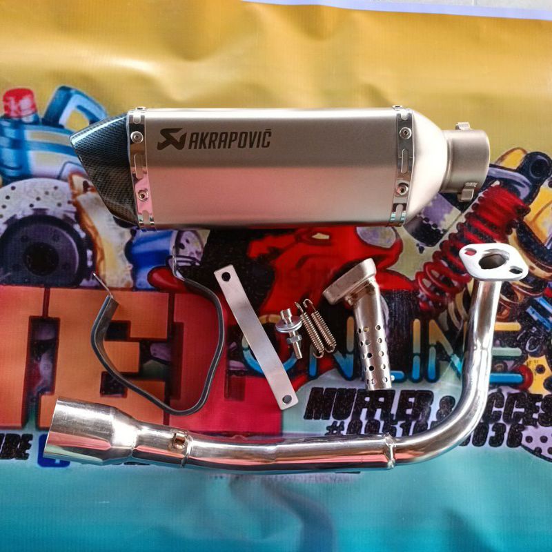 Akrapovic Full system for Honda Genio Fi | Shopee Philippines