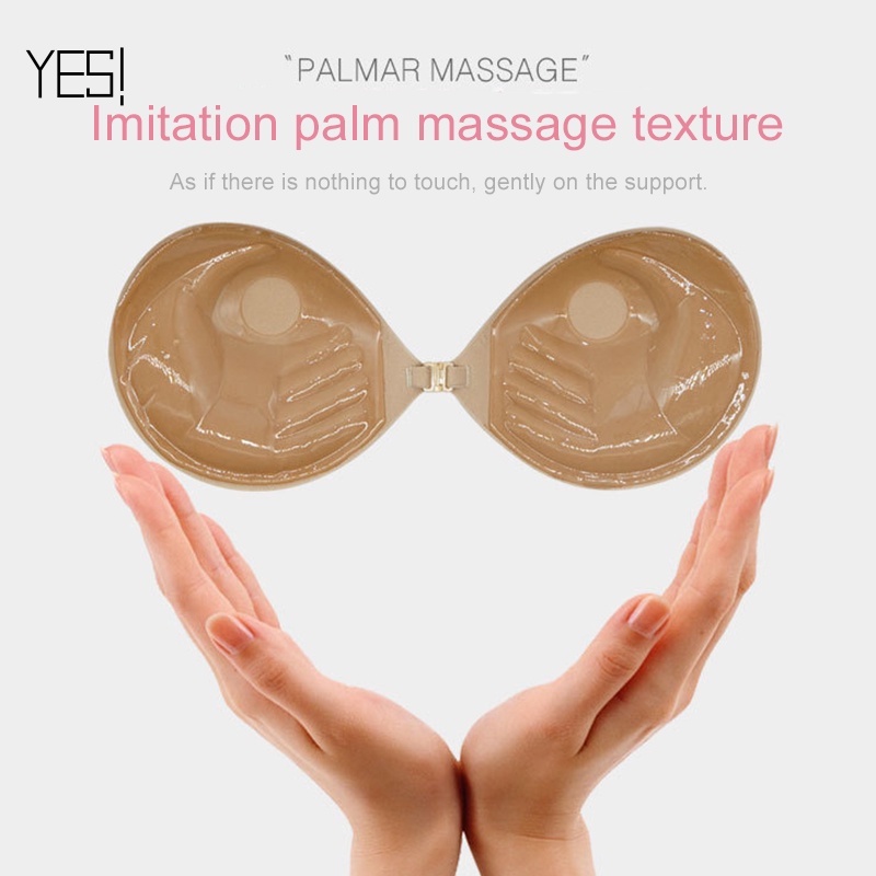 Strapless underwear breathable chest stickers no steel ring bra ...