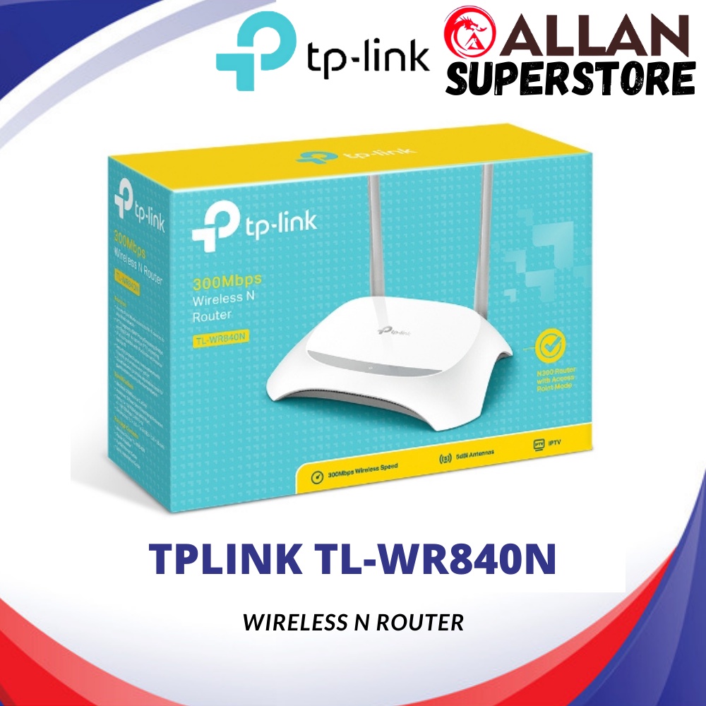TP-Link Tl-Wr840n 300mbps Wireless N Router Tp Link Extender Wi-Fi ...