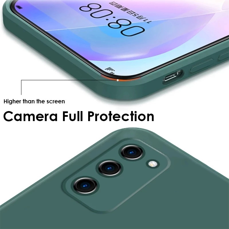 Silicone Liquid Case Full Cover For Samsung ss Galaxy A16 A06 A56 A36 A26 A55 A54 A53 A52 A52s ...