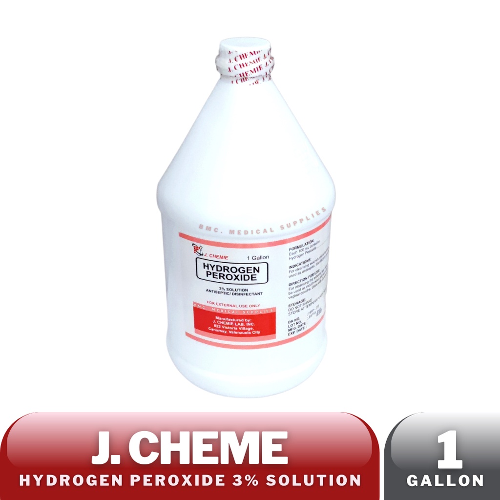 Hydrogen Peroxide Gallon 3% | Shopee Philippines