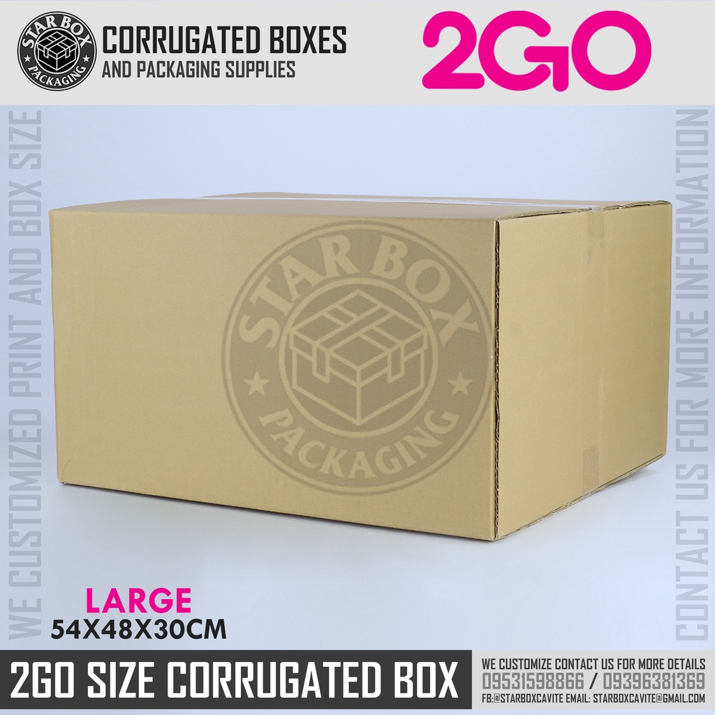 Starbox TWO GO Express Size Corrugated Boxes Shipping Box Packaging Box ...