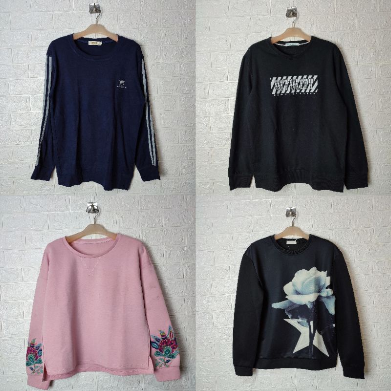 Crewneck SWEATER THRIFT GEMOY II | Shopee Philippines