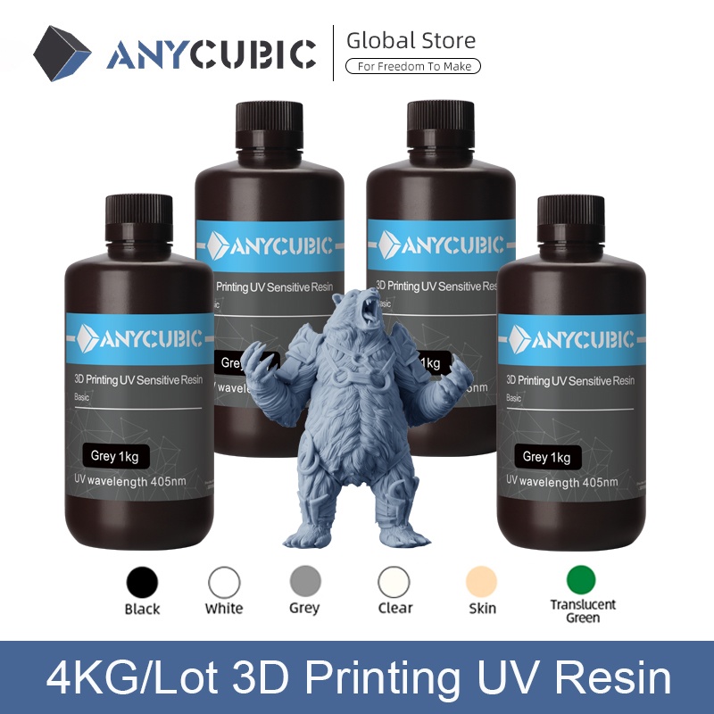 ANYCUBIC 3D Printer UV 405nm Resin for Photon Mono X 6K 4K Photon M3 ...