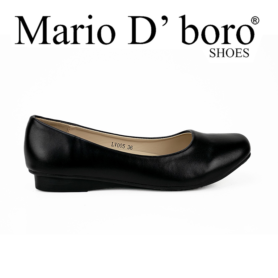 Mario D' Boro Women Shoes Lv 005 Black | Shopee Philippines