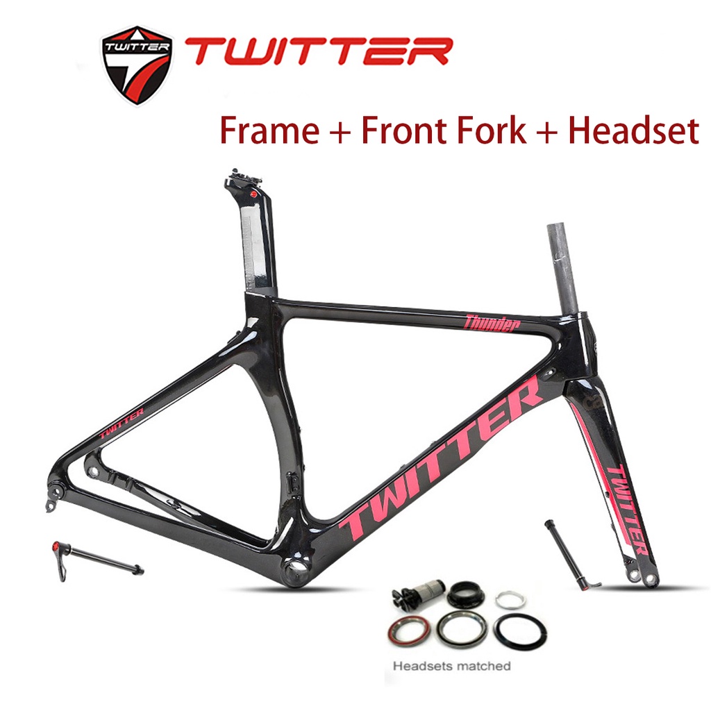 TWITTER disc brakes Thunder T10 carbon fiber road frame disc brakes ...