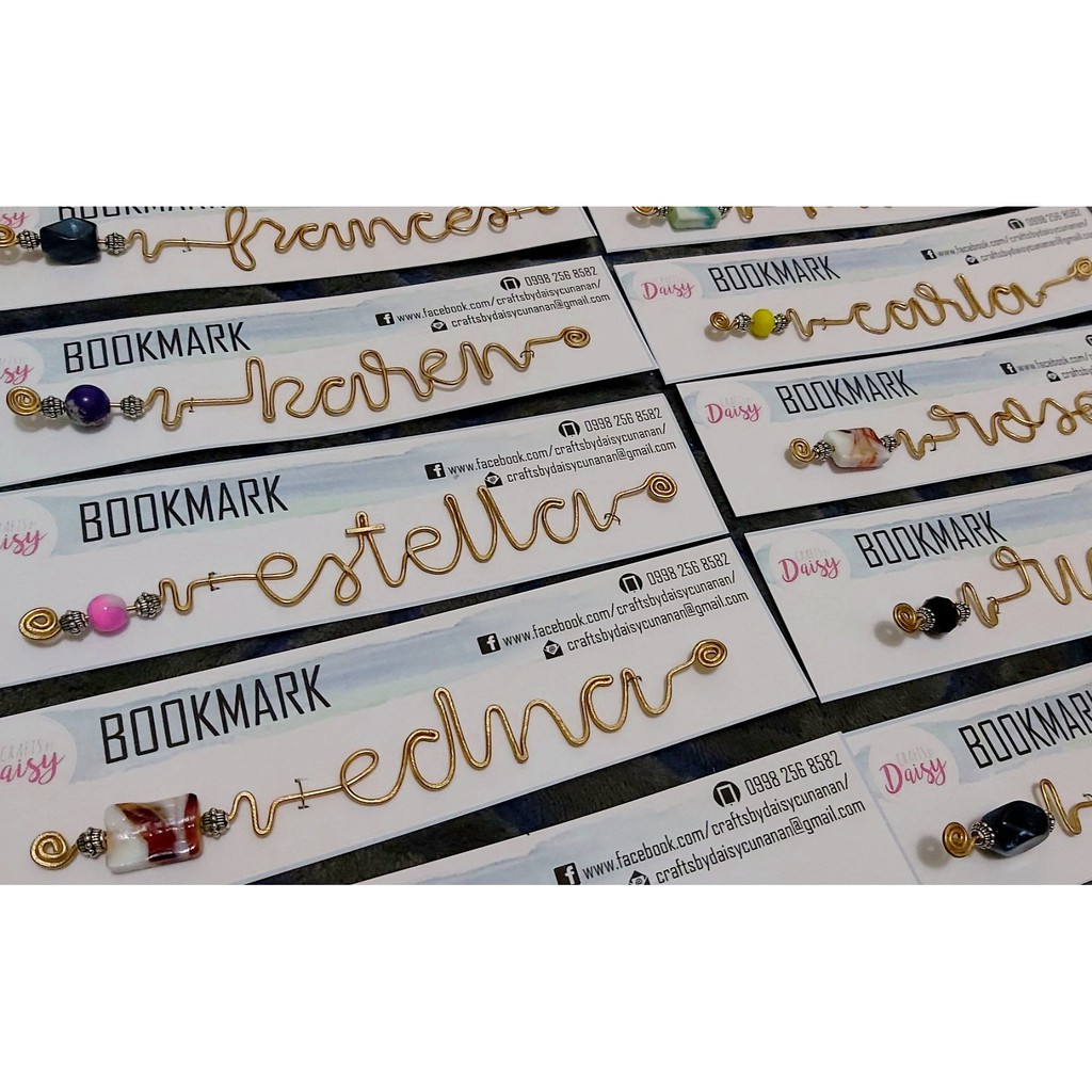 Personalized Wire Art Bookmarks | Shopee Philippines