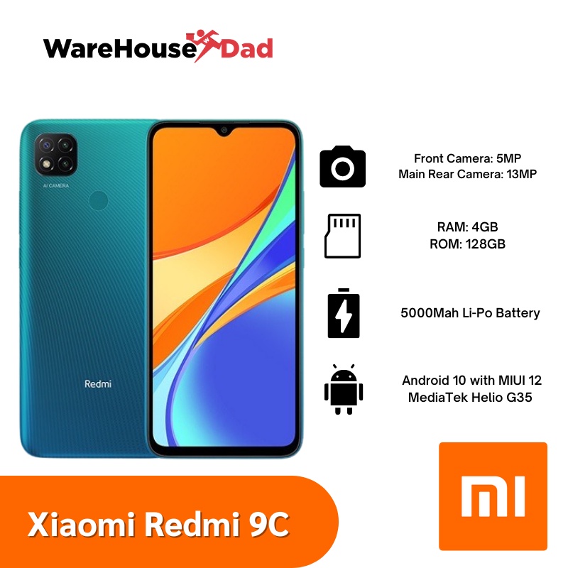 Xiaomi REDMI 9C | 4GB RAM | 128GB ROM Smartphone | Shopee Philippines